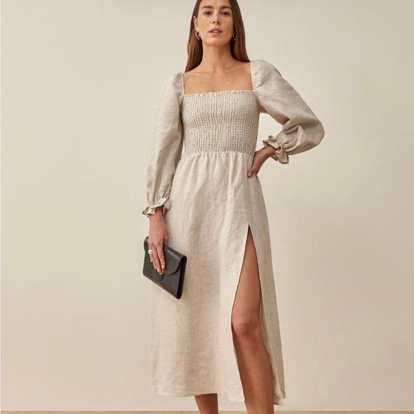 Reformation | Dresses | Reformation Gitane Linen Dress | Poshmark